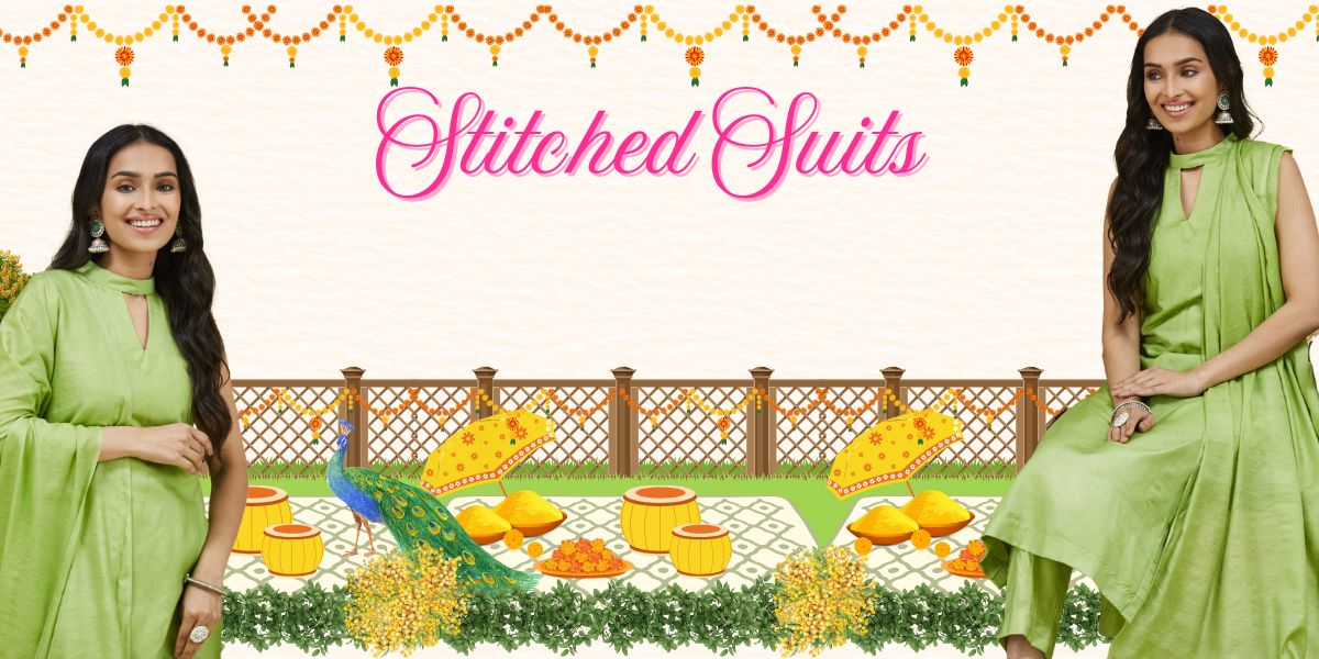 Unstitched Suits | Dupatta | Saree -Timeless curation of Occasion-wear ...